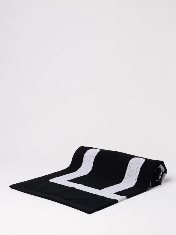 EA7 Bath And Beach Towel - Black