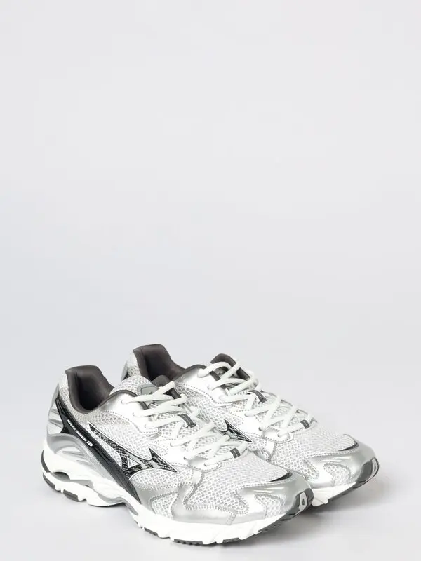 Mizuno Wave Rider Low-top Mesh Sneakers - Silver