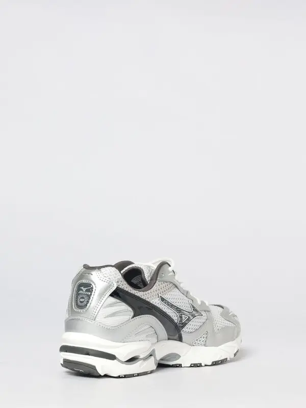 Mizuno Wave Rider Low-top Mesh Sneakers - Silver