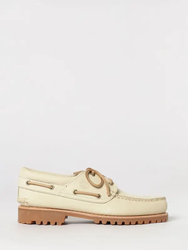 Timberland Authentic 3 Eye Classic Boat Shoes In Nubuck Leather - Beige