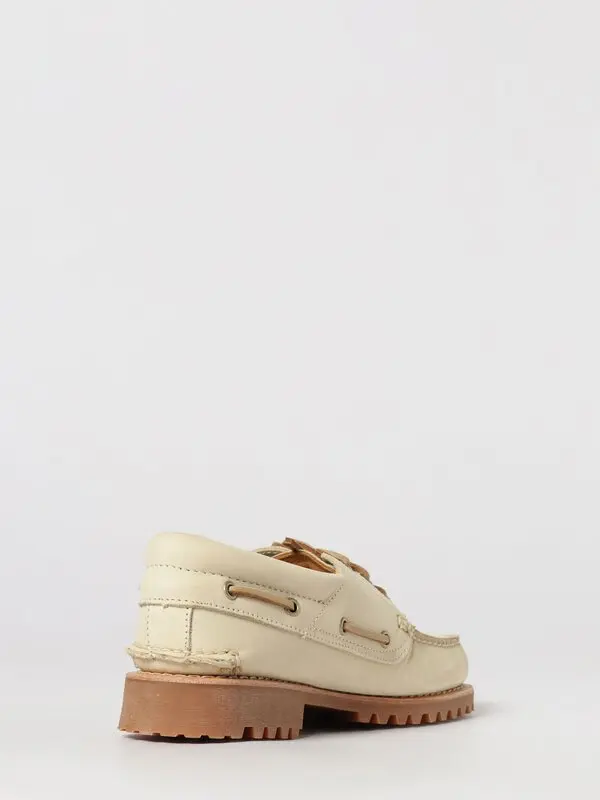 Timberland Authentic 3 Eye Classic Boat Shoes In Nubuck Leather - Beige