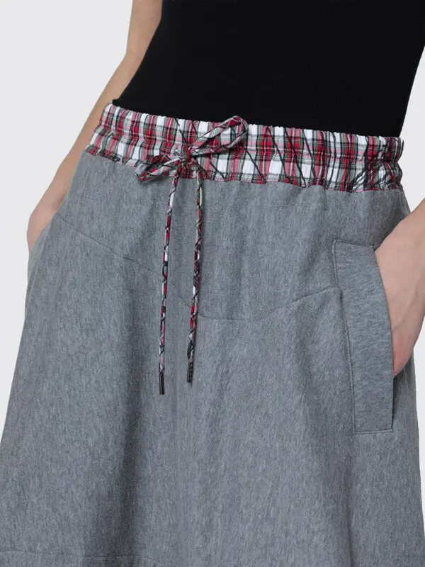 VIVIENNE WESTWOOD Asymmetrical Cotton Skirt