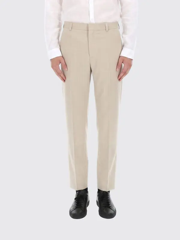 Hugo Slim Fit Mid-rise Virgin Wool Blend Chino Pants
