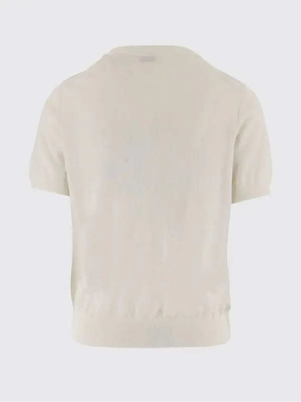 Burberry Printed Wool And Silk Crew-neck Knit