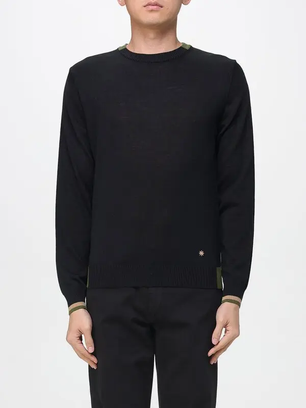 MANUEL RITZ Crew Neck Jumper - Navy