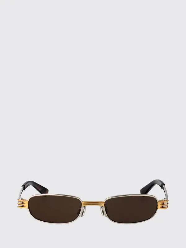 Bottega Veneta Bv1381s Sunglasses In Metal - Silver