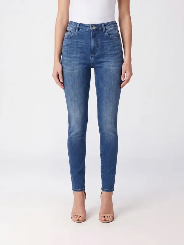 Philipp Plein High-waisted Skinny Jeans - Denim