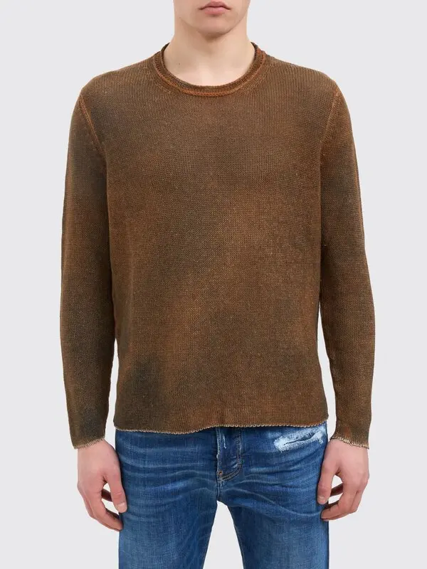 Avant Toi Linen Crew-neck Sweater