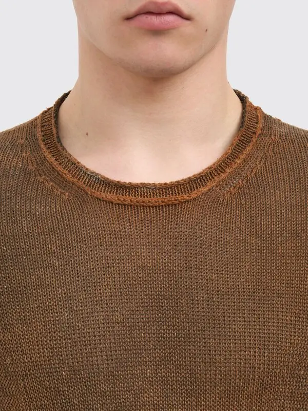 Avant Toi Linen Crew-neck Sweater