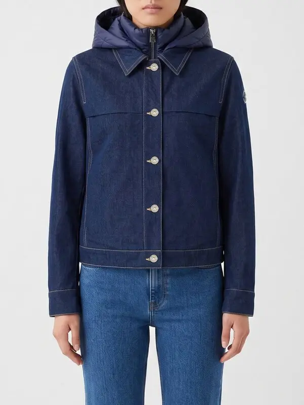 COLMAR Short Cotton-blend Jacket With Removable Hood