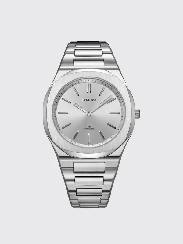 D1 MILANO Groovy Silver Stainless Steel Automatic Watch