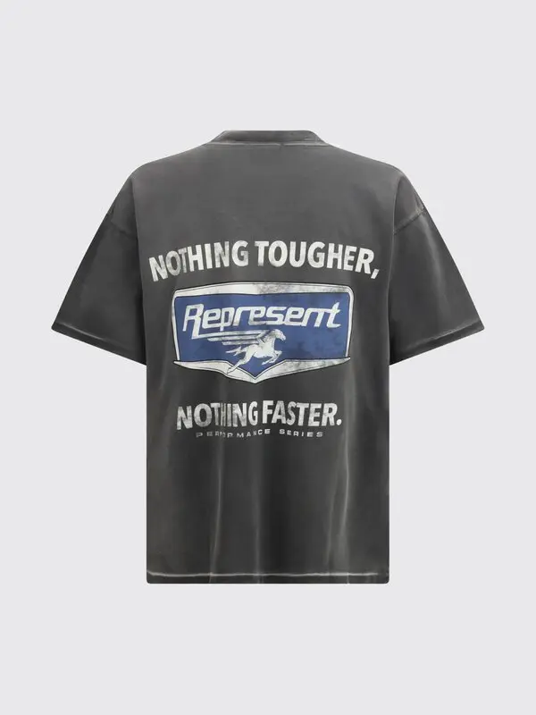 REPRESENT Cotton T-shirt With Logo - Black