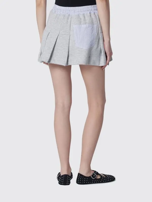 VIVIENNE WESTWOOD Cotton Mini Skirt With Logo