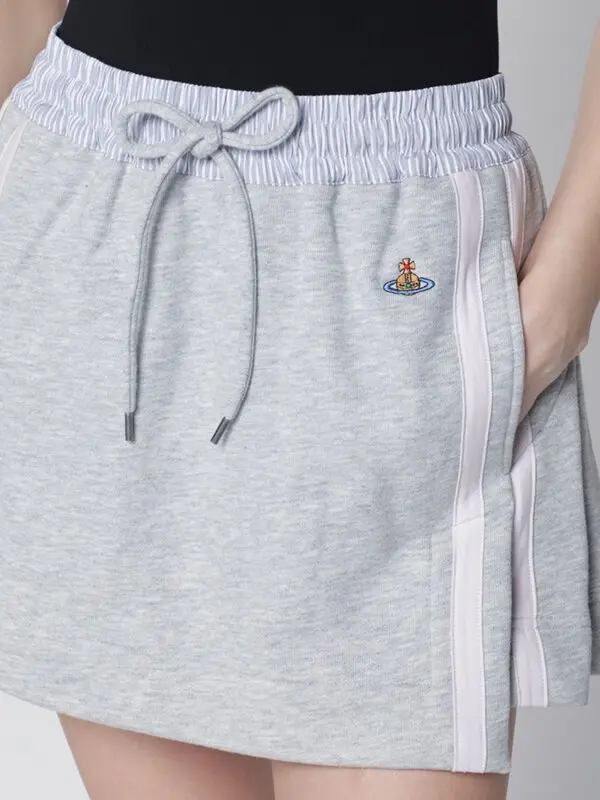 VIVIENNE WESTWOOD Cotton Mini Skirt With Logo