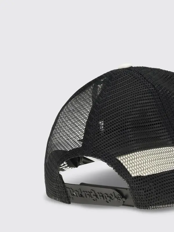 Palm Angels Teddy Cotton And Mesh Nylon Hat - Cocoa