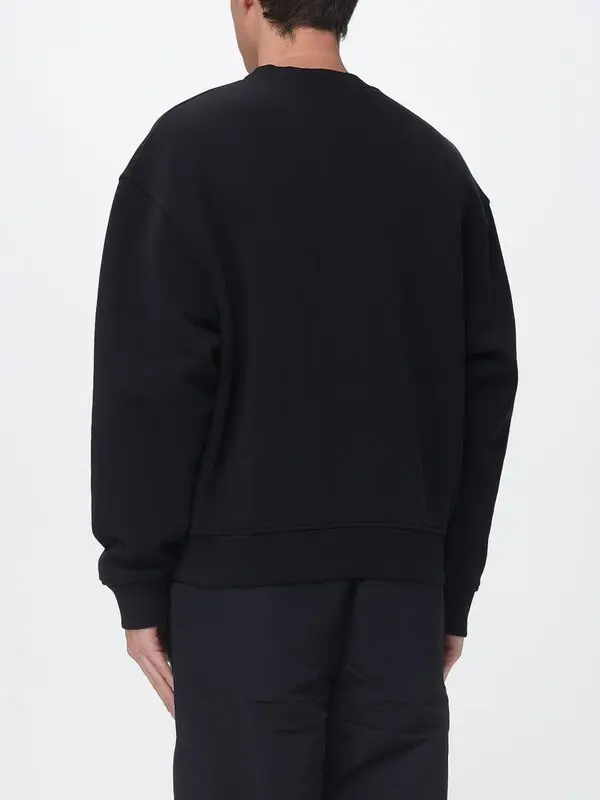 Palm Angels Teddy Bear Cotton Sweatshirt With Embroidery - Black