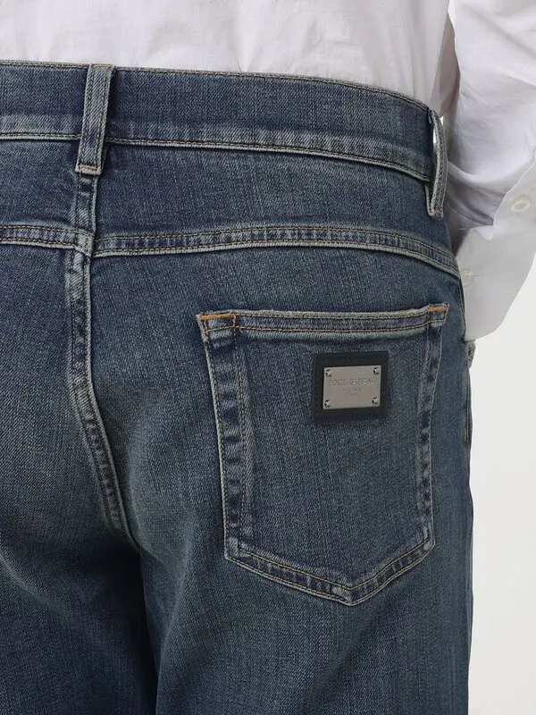 Dolce & Gabbana Slim Fit Stretch Denim Jeans