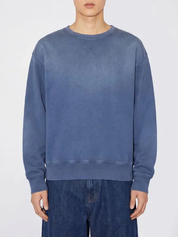 Acne Studios Crewneck Sweatshirt With Dropped Shoulders And Back Logo