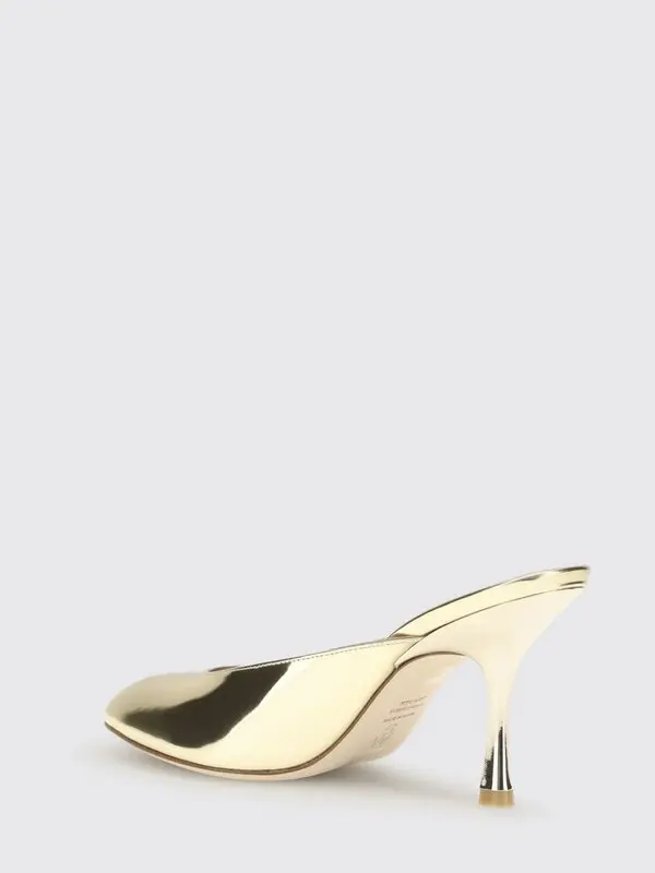 STUART WEITZMAN Madison Laminated Patent Leather Mules