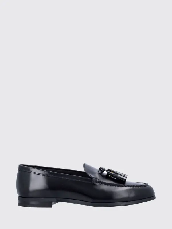Church's Brushed Leather Loafers With Tassels And Raised Apron