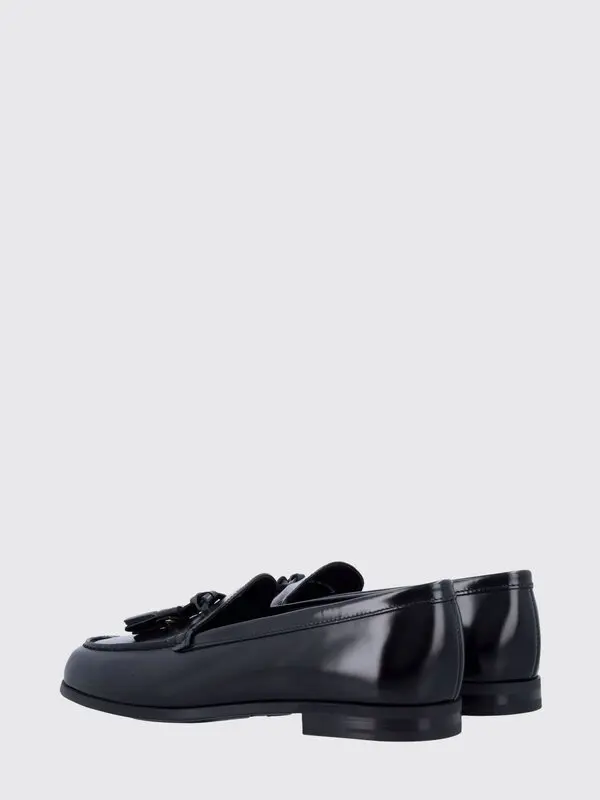Church's Brushed Leather Loafers With Tassels And Raised Apron