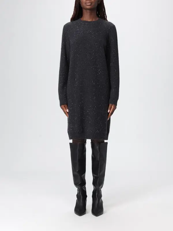 Fabiana Filippi Embellished Sweater Dress