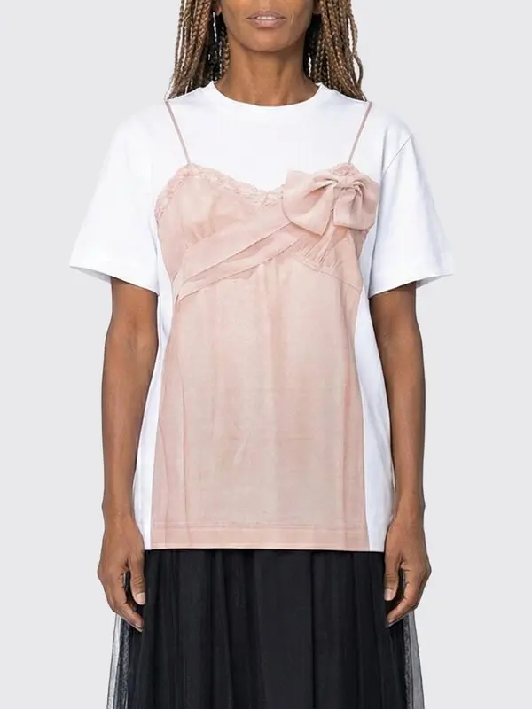 Simone Rocha Top Print T-shirts - White