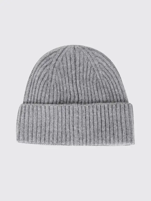 MC2 SAINT BARTH Ribbed Wool Beanie With Cuff And Embroidered Logo