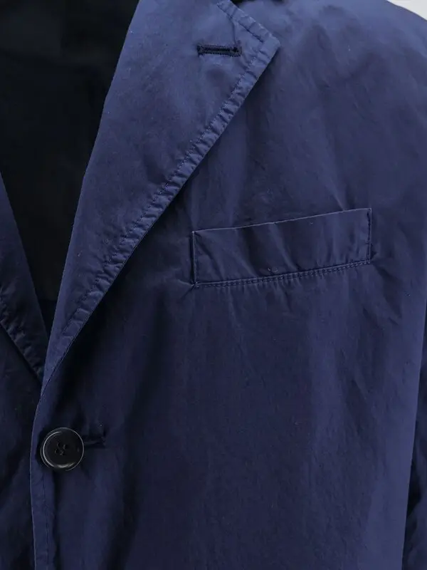 Aspesi Single-breasted Cotton Blazer With Lapels
