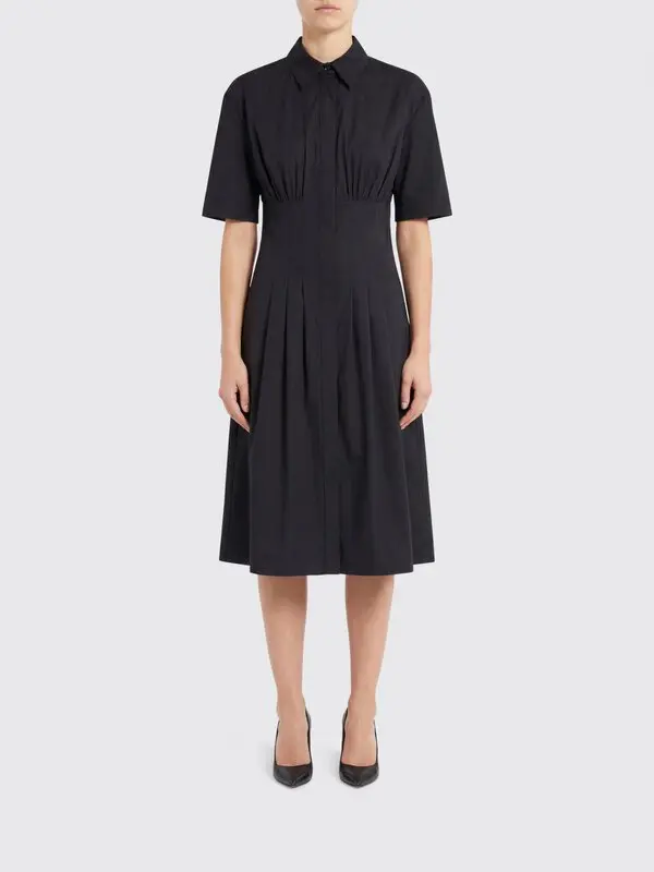 SEMICOUTURE Shirt Dress - Black