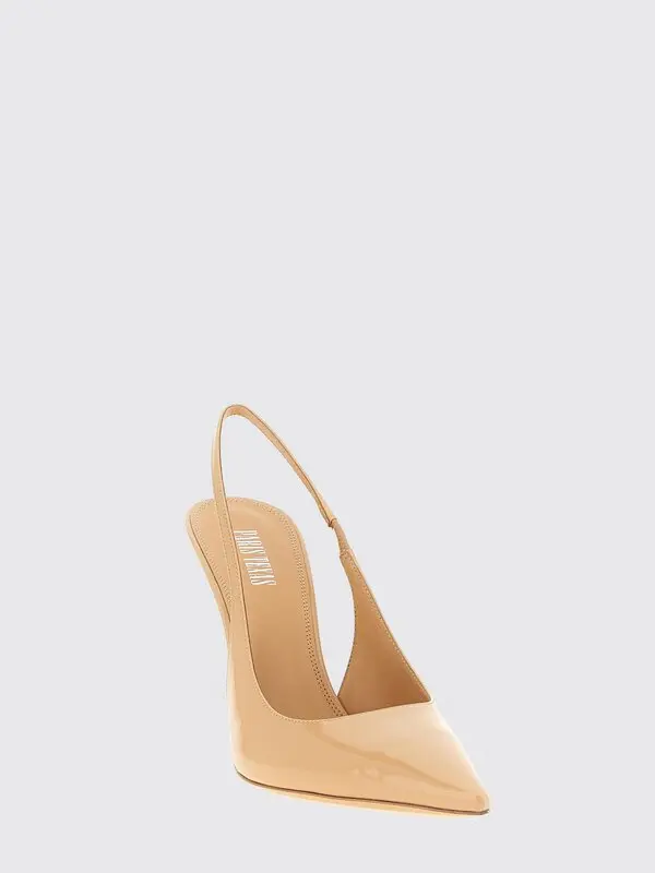 Paris Texas Slingback Court Shoes - Beige