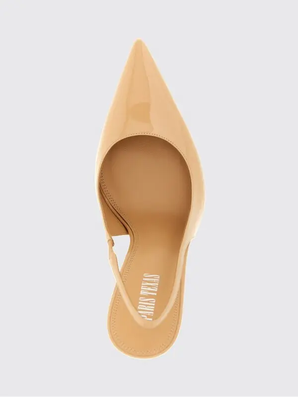 Paris Texas Slingback Court Shoes - Beige
