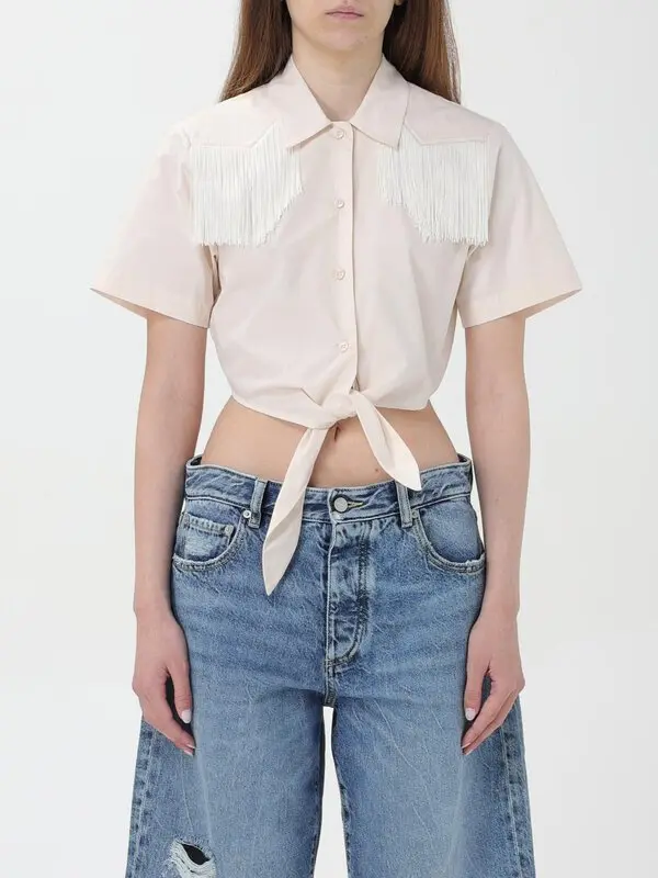 Pinko Cropped Fringe Shirt