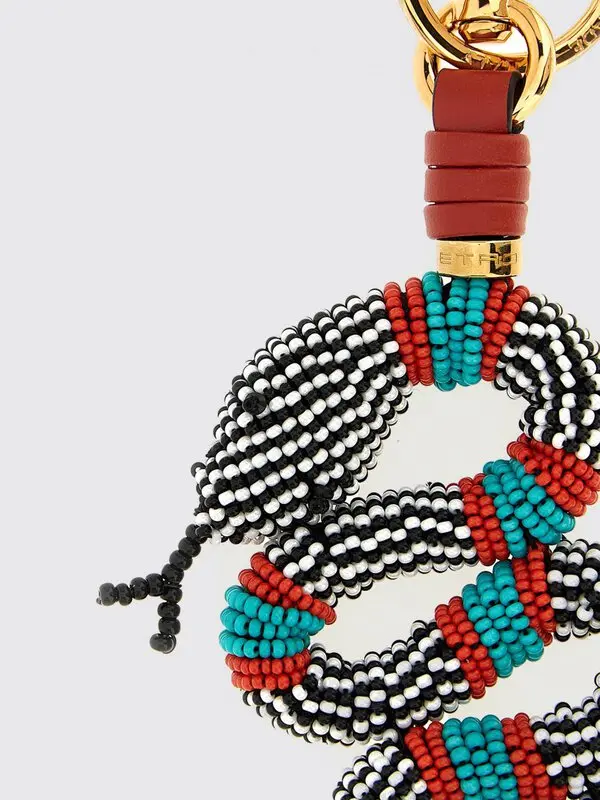 Etro Beaded Serpent Keyring
