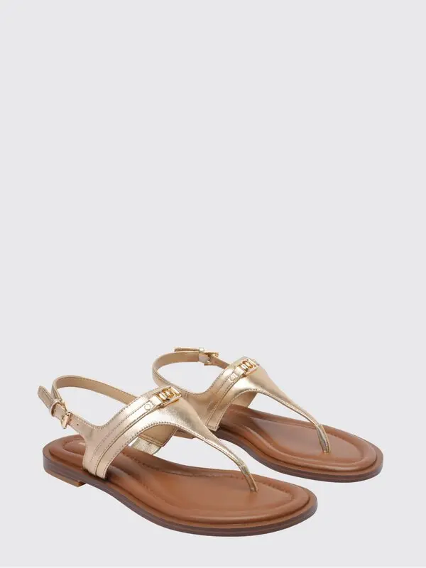 Michael Kors Mandy Leather Sandals