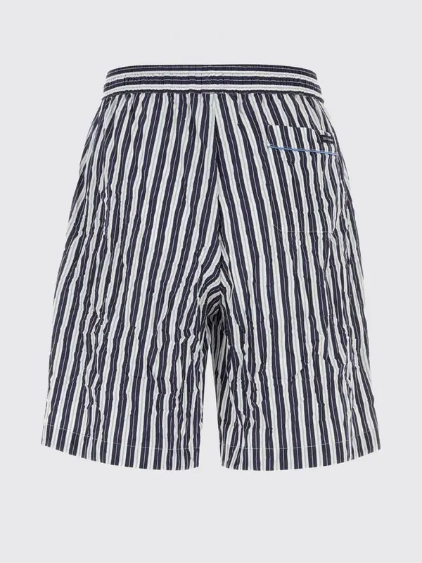 Dolce & Gabbana Viscose And Silk Blend Shorts With Drawstring Waist