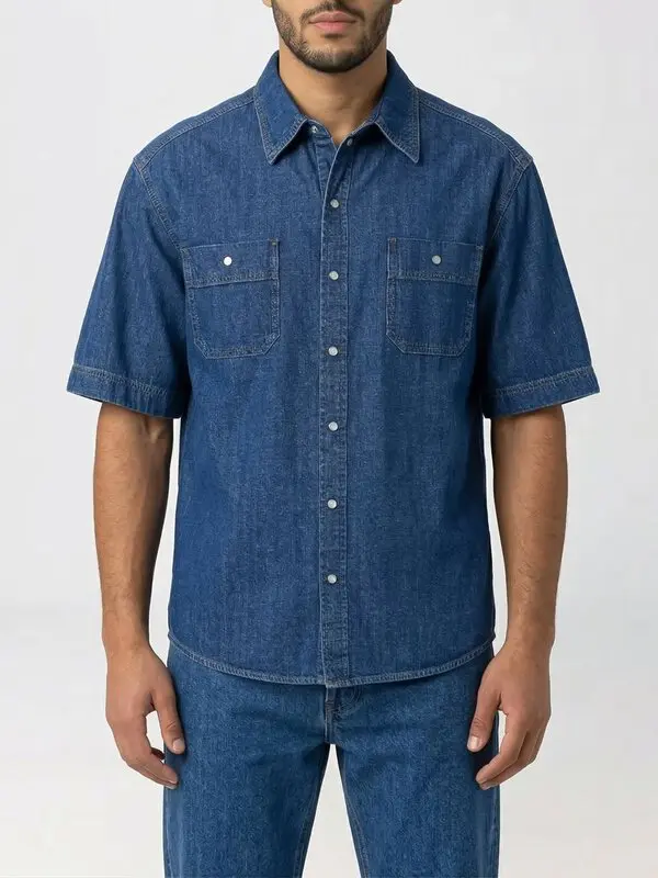 Dolce & Gabbana Cotton Denim Casual Shirt
