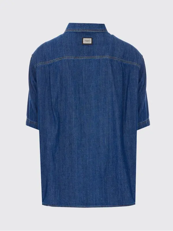 Dolce & Gabbana Cotton Denim Casual Shirt