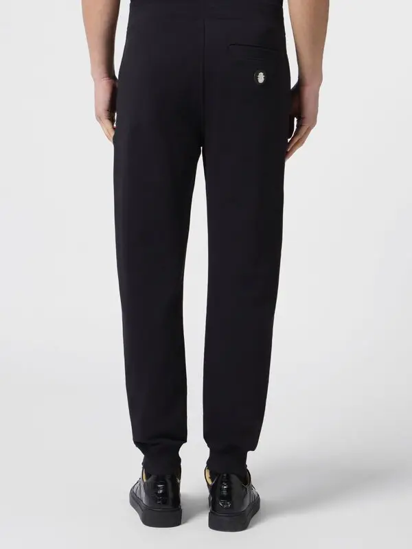 BILLIONAIRE Cotton Jogging Pants With Elasticated Cuffs And Drawstring