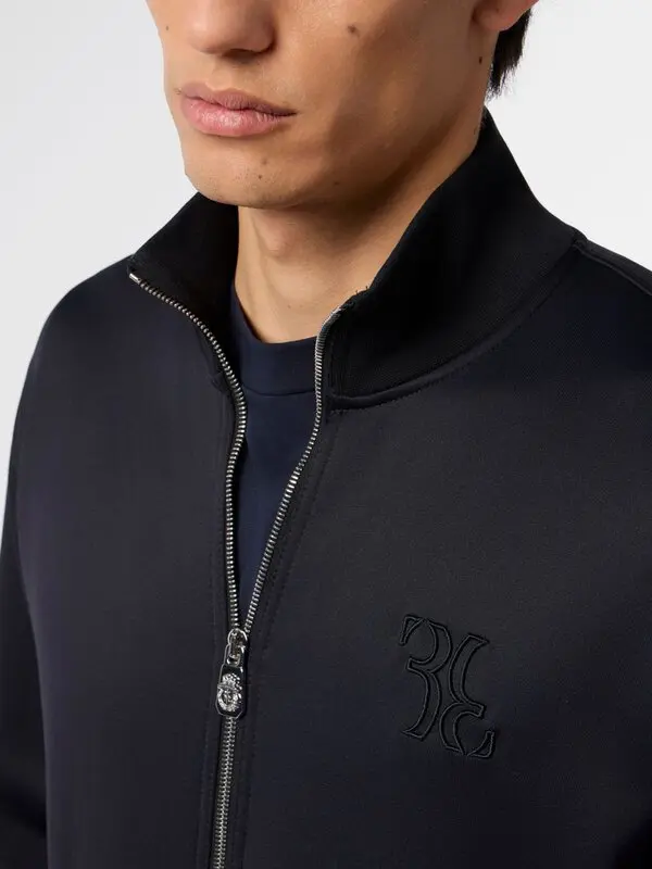 BILLIONAIRE Cotton Zip-up Sweatshirt With Turtleneck Collar