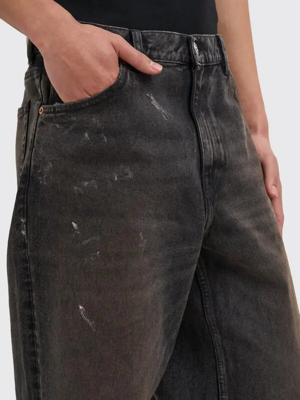Our Legacy Our Vast Cut Cotton Denim Jeans - Grey