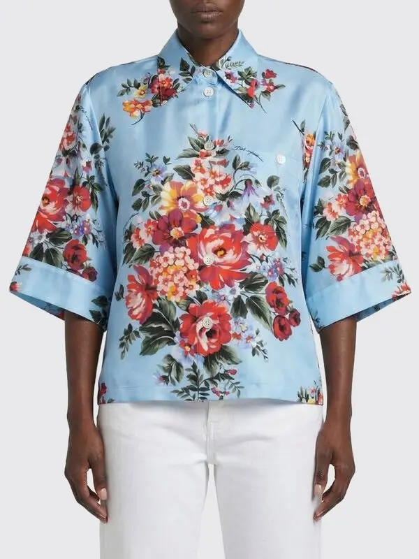 Dolce & Gabbana Floral Silk Shirt