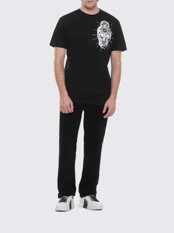 Philipp Plein Cotton Skull T-shirt - Black