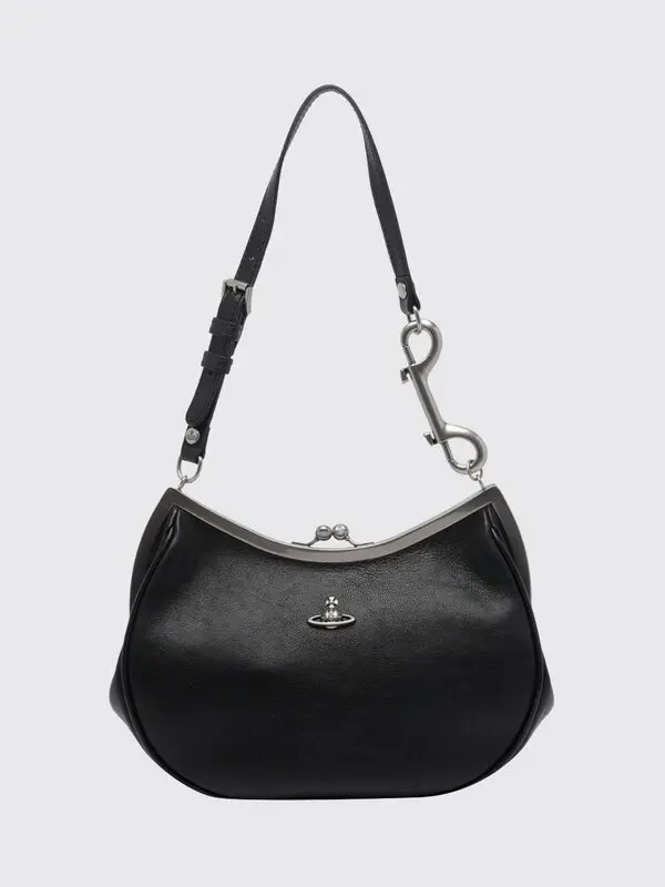 VIVIENNE WESTWOOD Frame Purse Leather Shoulder Bag