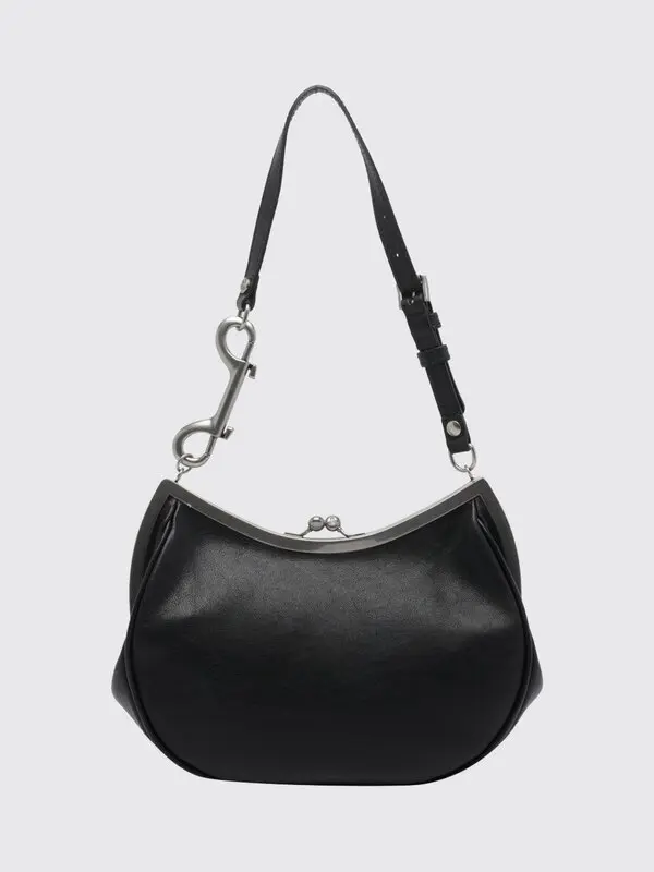 VIVIENNE WESTWOOD Frame Purse Leather Shoulder Bag