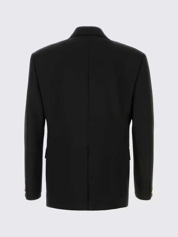 Versace Double-breasted Virgin Wool Blazer