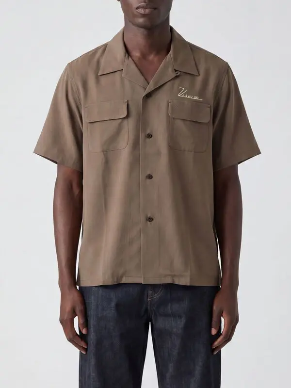 Visvim Short-sleeved Rayon Bowling Shirt With Camp Collar