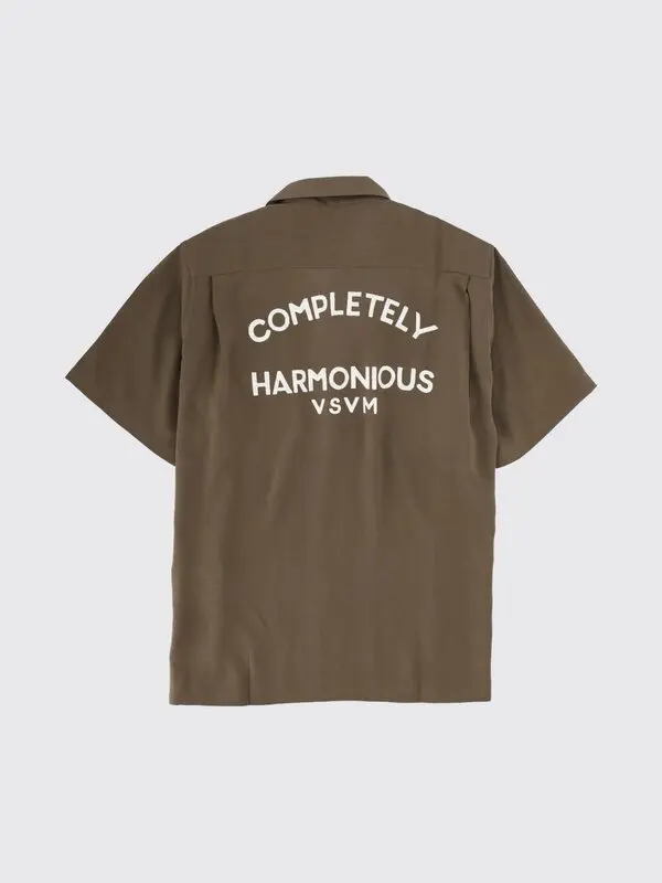 Visvim Short-sleeved Rayon Bowling Shirt With Camp Collar
