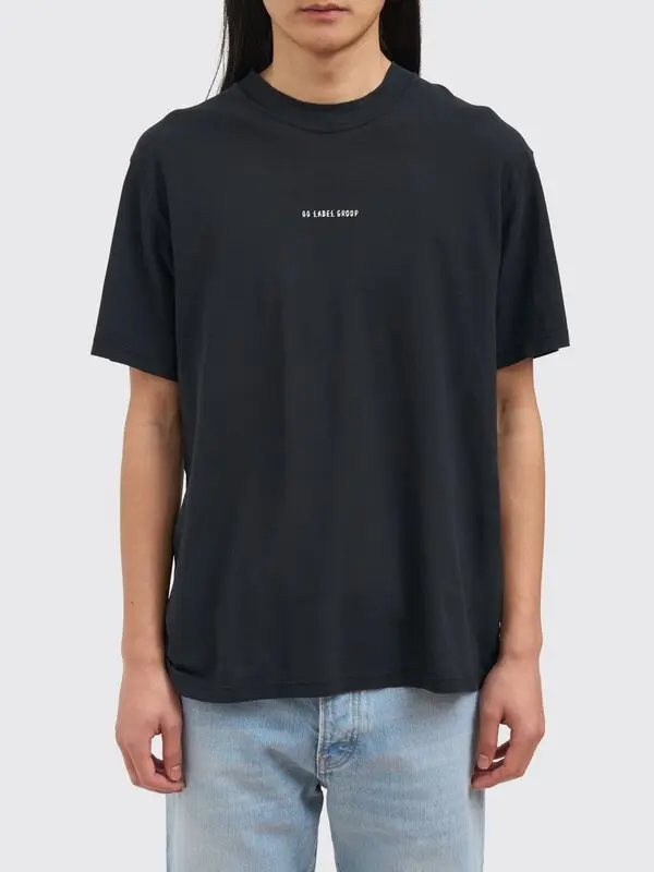 44 LABEL GROUP Cotton T-shirt With Logo - Black