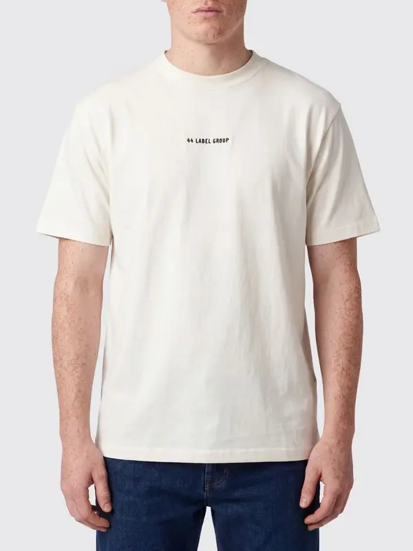44 LABEL GROUP Cotton T-shirt With Logo - White